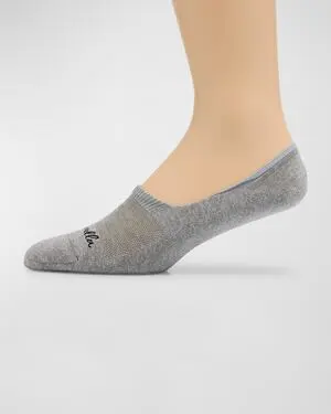 Pantherella Pantherella Stride Invisible Socks Lt Grey Mix