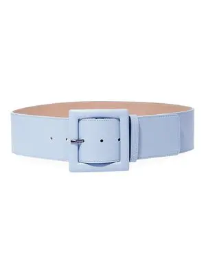 Carolina Herrera Icon Large Square Buckle Belt Sky Blue
