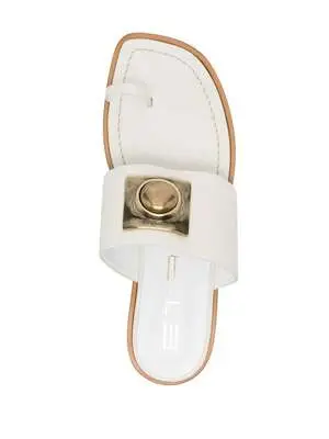 Etro Crown Me Leather Sandals