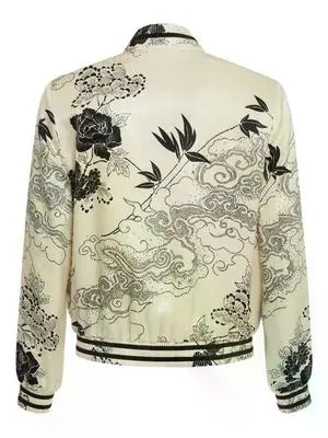 Saint Laurent Floral-print Bomber Jacket