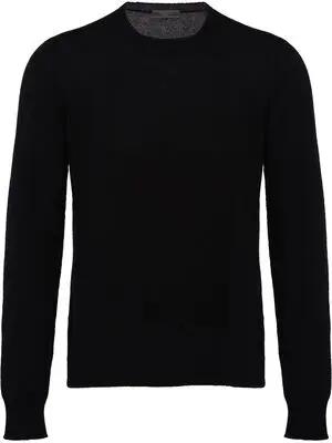 Prada Crew Neck Jumper - Black