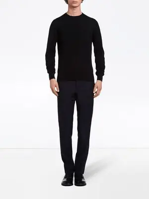 Prada Crew Neck Jumper - Black