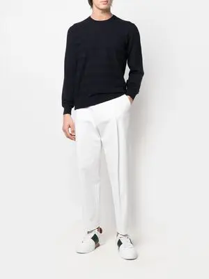 Corneliani Round-neck Knit Jumper - Blue
