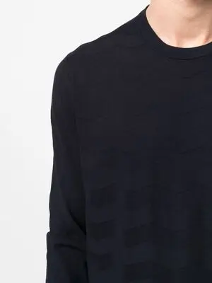 Corneliani Round-neck Knit Jumper - Blue