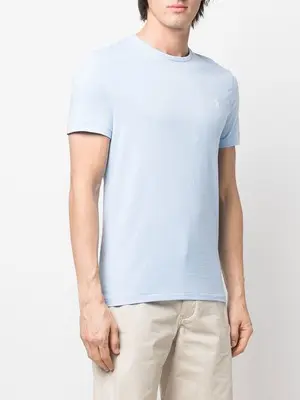 Polo Ralph Lauren Embroidered-pony T-shirt - Blue
