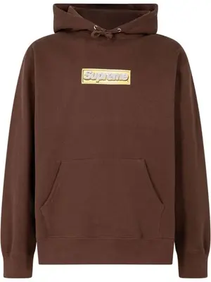 Supreme Box Logo Hoodie - Brown