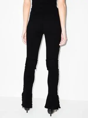 TALIA BYRE Knitted Flared Trousers