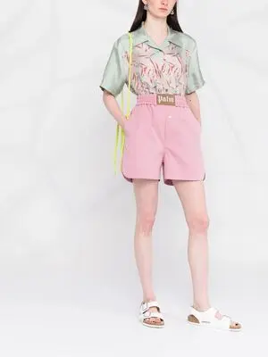 Palm Angels Graphic-print Short-sleeve Shirt