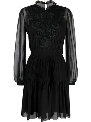 Alberta Ferretti Long-sleeve Shift Dress
