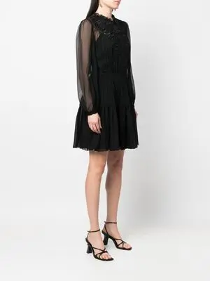 Alberta Ferretti Long-sleeve Shift Dress