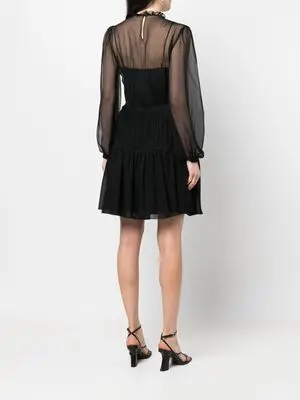 Alberta Ferretti Long-sleeve Shift Dress