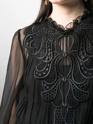 Alberta Ferretti Long-sleeve Shift Dress