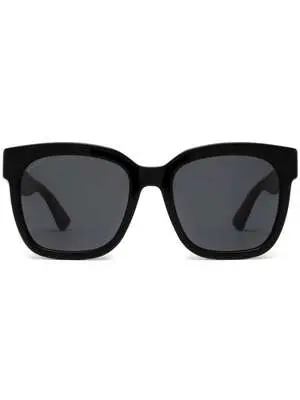 Gucci Gg Oversized Sunglasses - Black