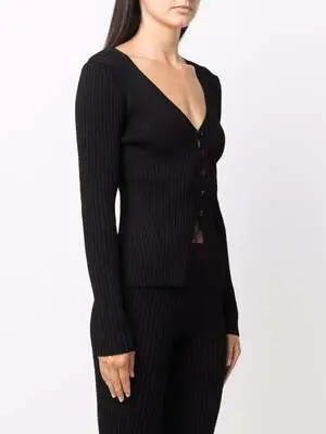 ami paris - V-neck Button-fastening Cardigan