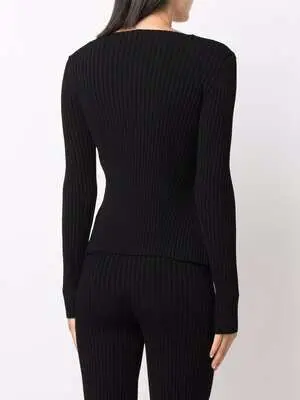 ami paris - V-neck Button-fastening Cardigan
