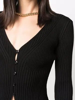 ami paris - V-neck Button-fastening Cardigan