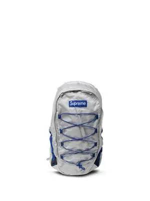 Supreme Logo-patch Backpack - Grey