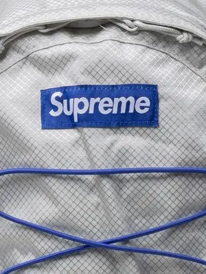 Supreme Logo-patch Backpack - Grey