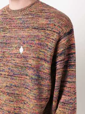 COUNTY OF MILAN Marcelo Burlon Logo-embroidered Knitted Jumper