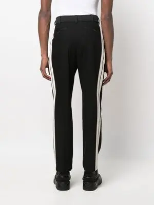 Palm Angels Side-stripe Straight-leg Trousers