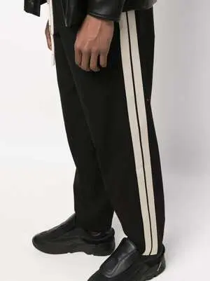 Palm Angels Side-stripe Straight-leg Trousers