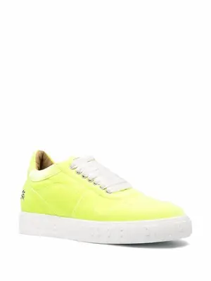 Philipp Plein King Power Velvet Sneakers - Yellow