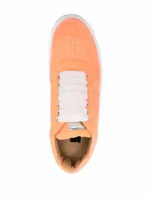 Philipp Plein King Power Velvet Sneakers - Orange