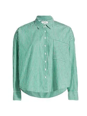 Xirena Women's Jordy Button-Front Shirt - Pink Kiss  - Lucky Green