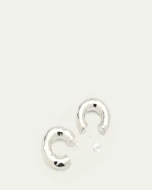 Ippolita Hammered Sterling Hoop Earrings