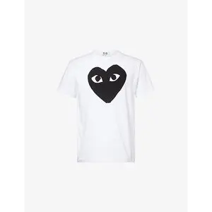 Play Comme Des Garcon Heart Logo T-shirt - White