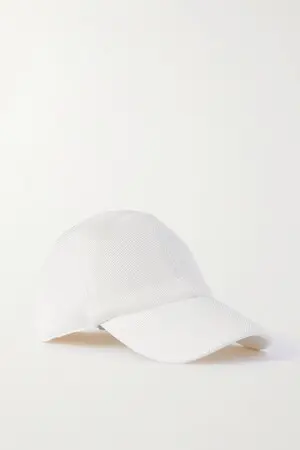 THE ROW Caspian Baseball Cap Ivory