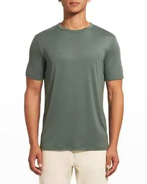 Theory Men & Apos;s Ryder Short-sleeve T-shirt Balsam Green