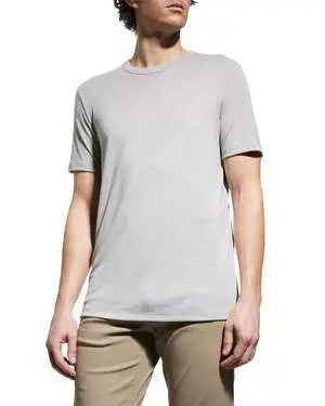 Theory Men & Apos;s Ryder Short-sleeve T-shirt Grey Multi