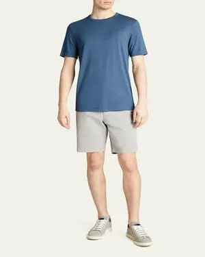 Theory Men & Apos;s Ryder Short-sleeve T-shirt Skyline Melange