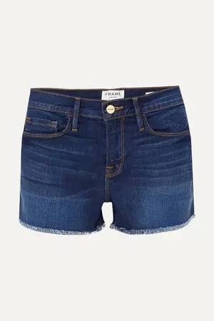 FRAME Le Cutoff Denim Shorts
