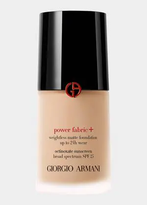 GIORGIO ARMANI BEAUTY Power Fabric+ Matte Foundation With Broad-spectrum Spf 25 3
