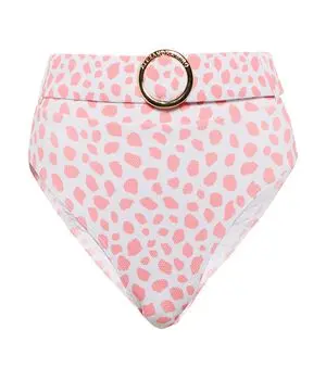 ALEXANDRA MIRO Ursula High-rise Bikini Bottom - Pink
