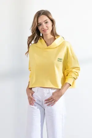 SIWY Hilda Butterfly Hoodie - Natural
