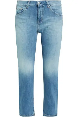 IRO PARIS Nalyn Cropped Straight-leg Jeans - Light Denim