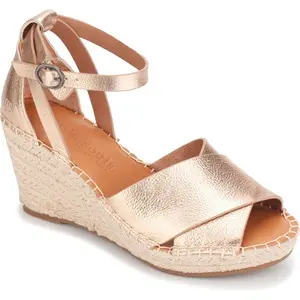 GENTLE SOULS SIGNATURE Gentle Souls Signature Charli X Wedge Sandal Rose Gold