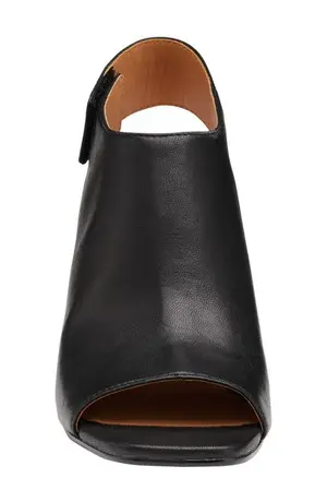 Johnston & Murphy Evelyn Open Toe Bootie - Black Glove