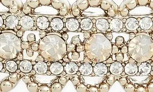 Marchesa Crystal Filigree Bangle Bracelet