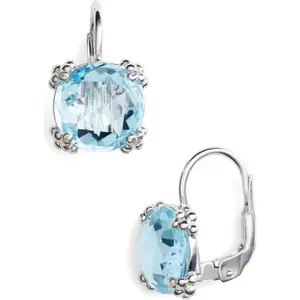 Anzie Anzie Dew Drop Earrings Blue Topaz