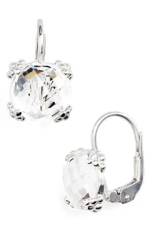 Anzie Dew Drop Earrings - White Topaz