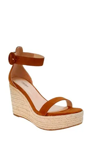L'Agence Elysee Espadrille Platform Sandal Buckskin
