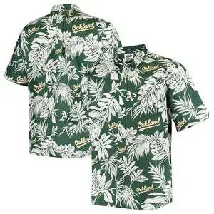 Reyn Spooner Oakland Athletics Aloha Button-down Shirt - Green