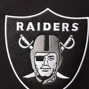 Mitchell & Ness Las Vegas Raiders Home Advantage Raglan Short Sleeve Hoodie
