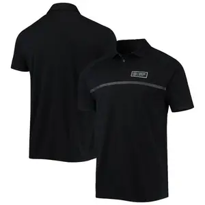 LEVELWEAR Chicago Cubs Sector Raglan Polo - Black