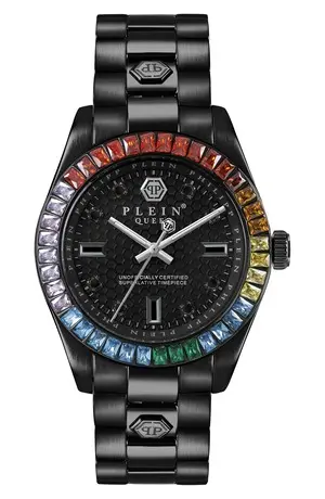 Philipp Plein PHILIPP PLEIN Queen Bracelet Watch Ip Black