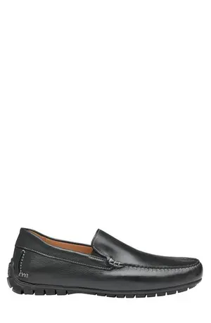 Johnston & Murphy Cort Venetian Loafer - Black Full Grain
